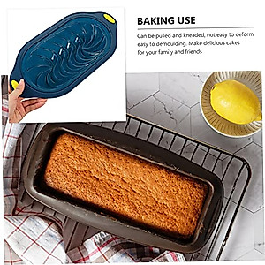 Abaodam Box Thread Cake Mold silicone baking pad silicone baking tray de para gelatinas loaf pan for meatloaf french bread pan dessert moulds DIY baking mold cooking mold