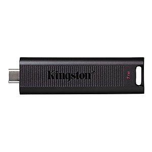 Kingston 1TB DataTraveler Max USB 3.2 Gen 2 Type-C Flash Drive (2-Pack) Bundle with Fuse USB-C OTG Cable (3 Items)