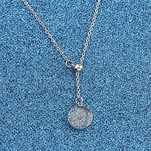 WUSUANED Religious Inspirational Gift Mustard Seed Lariat Necklace Faith Jewelry Christian Gifts For Women