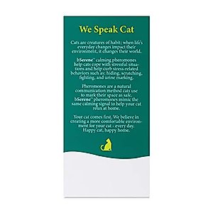 bSerene Pheromone Calming Solution for Cats|45-Day Starter Kit: Plug-in Diffuser + Refill |Helps Reduce Hiding, Scratching, Stress, Anxiety | for Single/Multicat Homes|45 Days of Constant Comfort