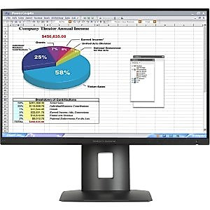 HP K7B99A8#ABA Z24n 24'' LED-Backlit LCD Monitor, Black