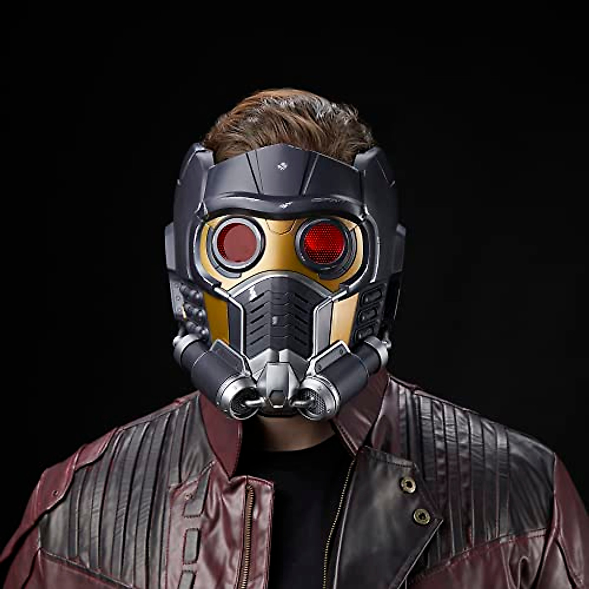 Marvel Legends Series Star-Lord Premium Electronic Roleplay Helmet with Light and Sound FX, Perfect for Adult Halloween Costume, Guardians of The Galaxy Adult Roleplay Gear