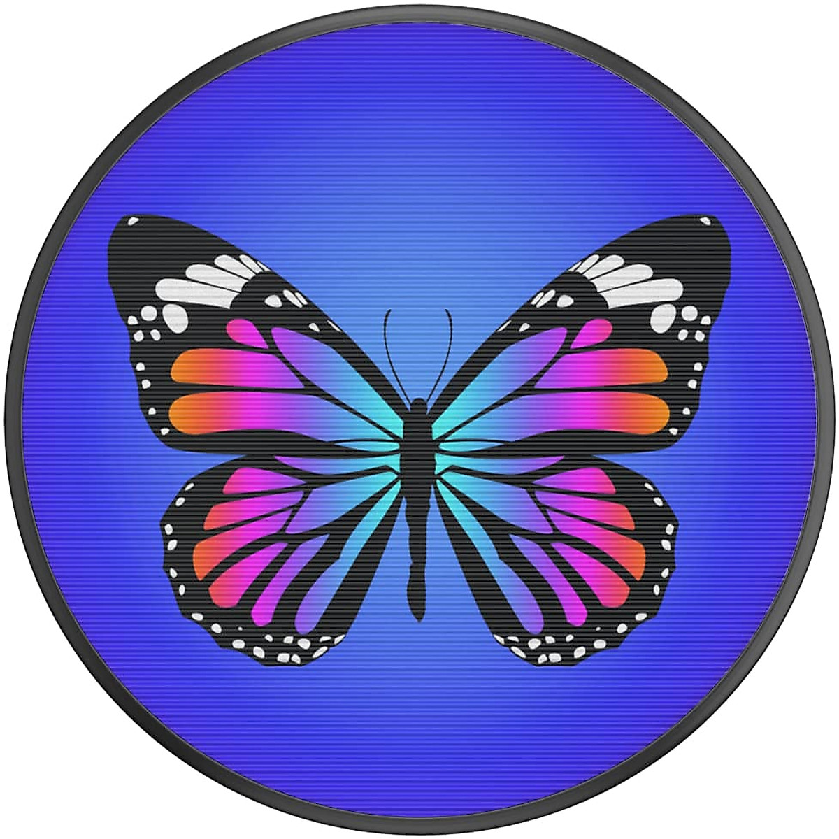 PopSockets PopTop (Top only. Base Sold Separately) Swappable Top for PopSockets Phone Grip Base, Playful PopTop - Lenticular Flutterfly