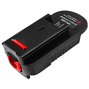 HPA1820 20V to 18V Battery Adapter Compatible with Black Decker 18V Tools, Convert Black Decker & Stanley & Porter-Cable 20V Lithium Battery Replacement for Black Decker 18V Battery HPB18