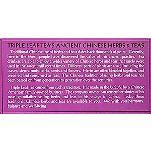 Triple Leaf Tea Bags for Blood Pressure, 20 Count