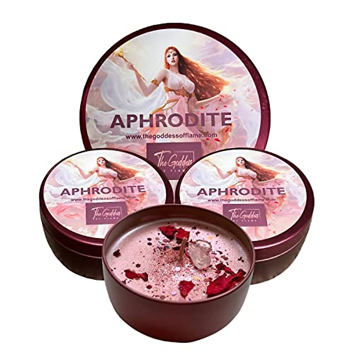 Aphrodite Spiritual Candle (Small 4oz)