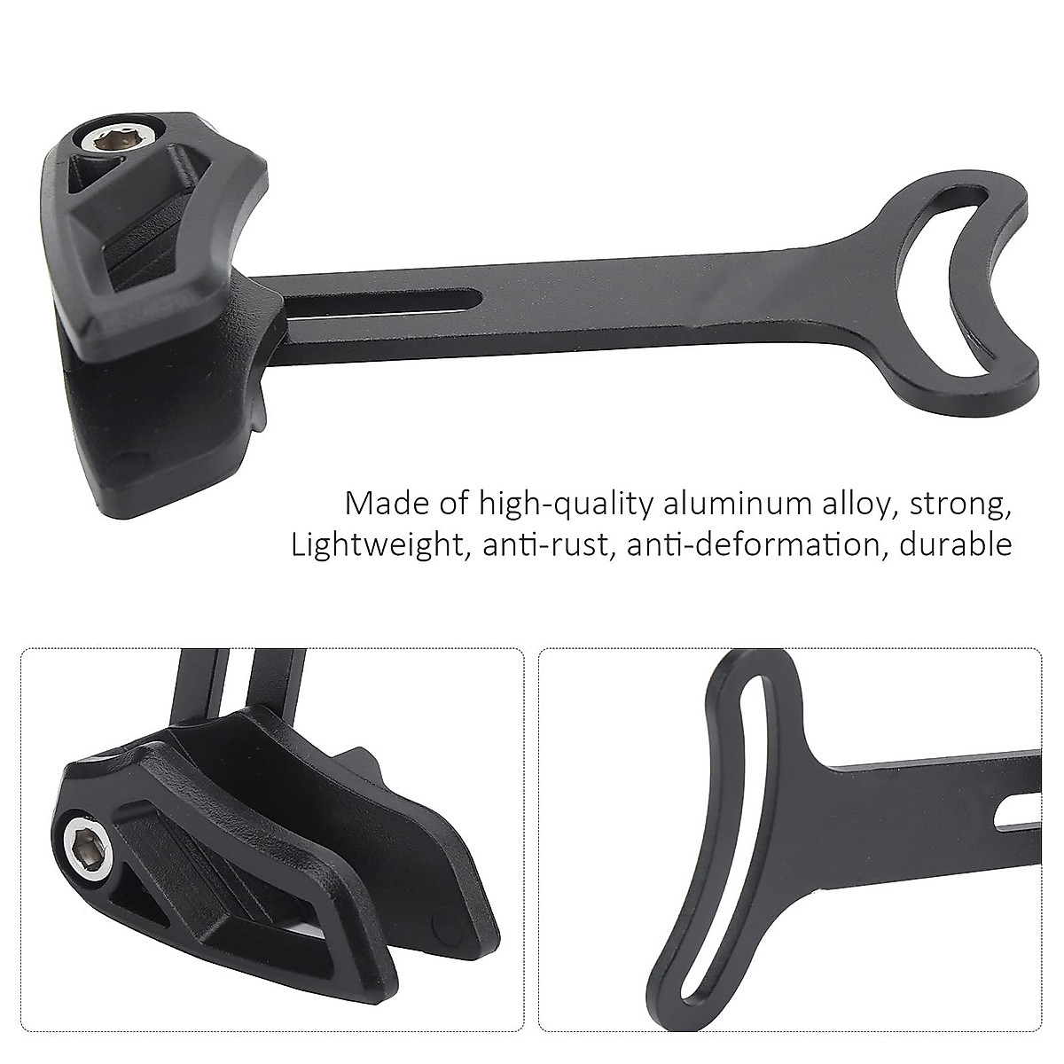 Keenso Bike Chain Guide, Aluminum Alloy Chain Guide Electric Bike Direct Mount Chain Gudie Chainring Bike Part