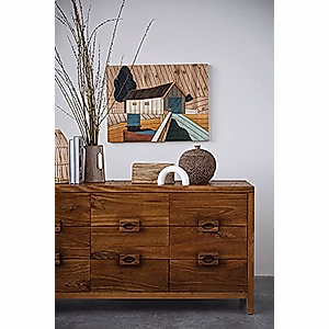 Creative Co-Op Stoneware Pitcher w Reactive Glaze, Sienna Color