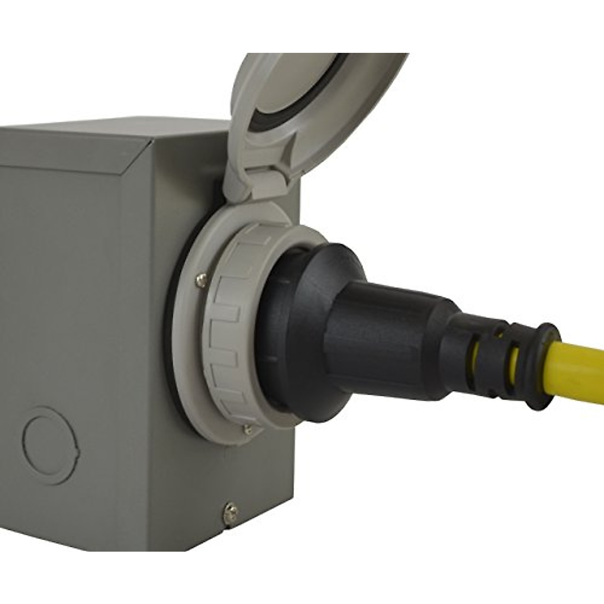 Conntek GIBL1430-025 30 Amp Generator Cord and Inlet Box Temp Power, 25'