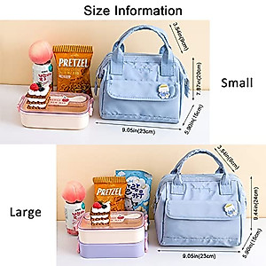 𝗞𝗮𝘄𝗮𝗶𝗶 𝗟𝘂𝗻𝗰𝗵 𝗕𝗮𝗴, Large Picnic Bag, Insulated Bag for Hot or Cold, Reusable Tote Bag, 𝗖𝘂𝘁𝗲 𝗔𝗲𝘀𝘁𝗵𝗲𝘁𝗶𝗰 𝗟𝘂𝗻𝗰𝗵 𝗕𝗮𝗴 for Women, Thermal/Cooler Handbag