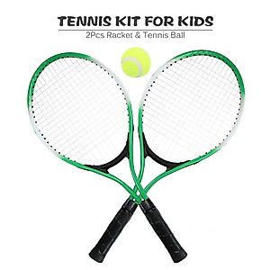 Tennis Set for Kids， Children's Tennis Racket with Free Ball for Training Tennis Carbon Fiber Top Steel Material Tennis String - Teenager's Tennis Racket