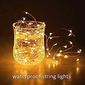 ECOWHO Solar String Lights Outdoor, 72ft 200 LED Solar Powered Fairy Lights Waterproof Decorative Lighting for Patio Garden Yard Party Wedding (Warm White，1Pack)