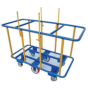 Vestil PANEL-H Horizontal Panel Cart, 2,000-lb. Load Capacity, Overall W x L x H (in.) 32-1/16 x 63-1/2 x 51-3/8,