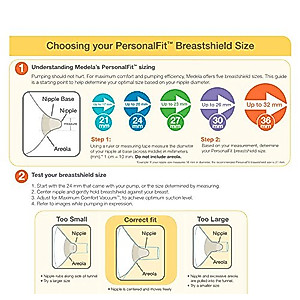 Medela PersonalFit Breast Shields, Large (Pack of 2) 27mm Breast Pump Flanges, Authentic Medela Spare Parts, Made Without BPA