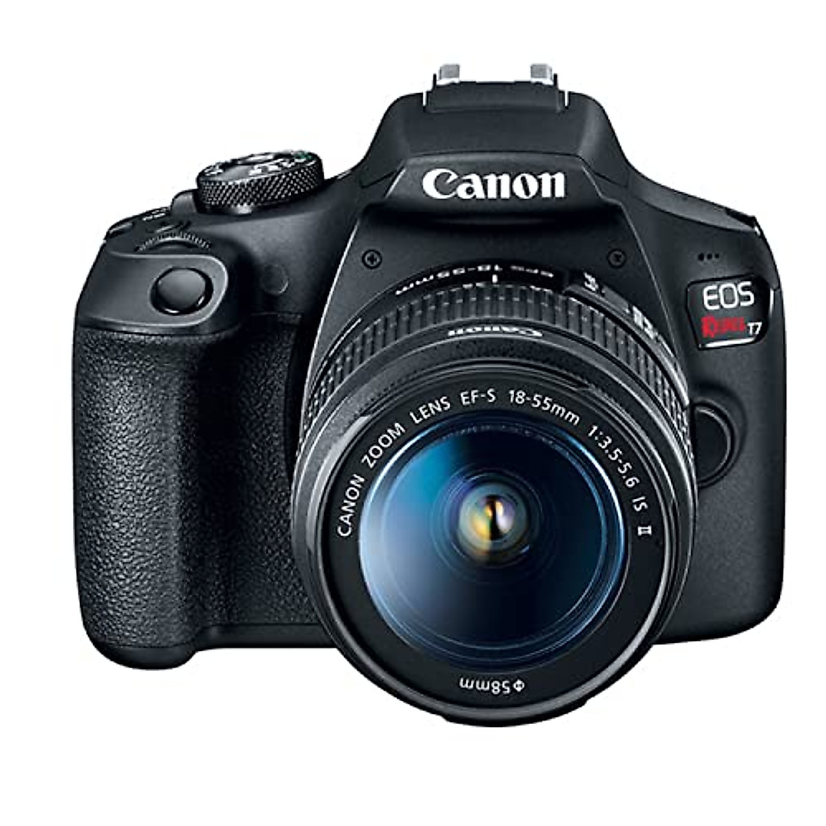 Canon EOS Rebel T7 DSLR Camera w/EF-S 18-55mm F/3.5-5.6 Zoom is II Lens + 64GB Memory + Back Pack Case + Tripod, Lenses, Filters, & More (28pc Bundle)