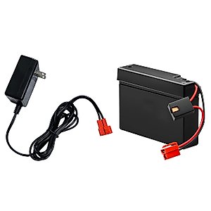 6V 7Ah Battery and Charger Combo Set for Kid Trax ATV Paw Patrol Marshall Fire Truck Dodge Ram 1500 Child Ride On Car