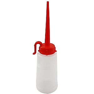 LQ Industrial 3pcs Sewing Machine Oiler 160ml Oil Dispenser with Long Angled Oil Bottle Sewing Machine Long Tip Double Needle Plastic Oil Dispenser