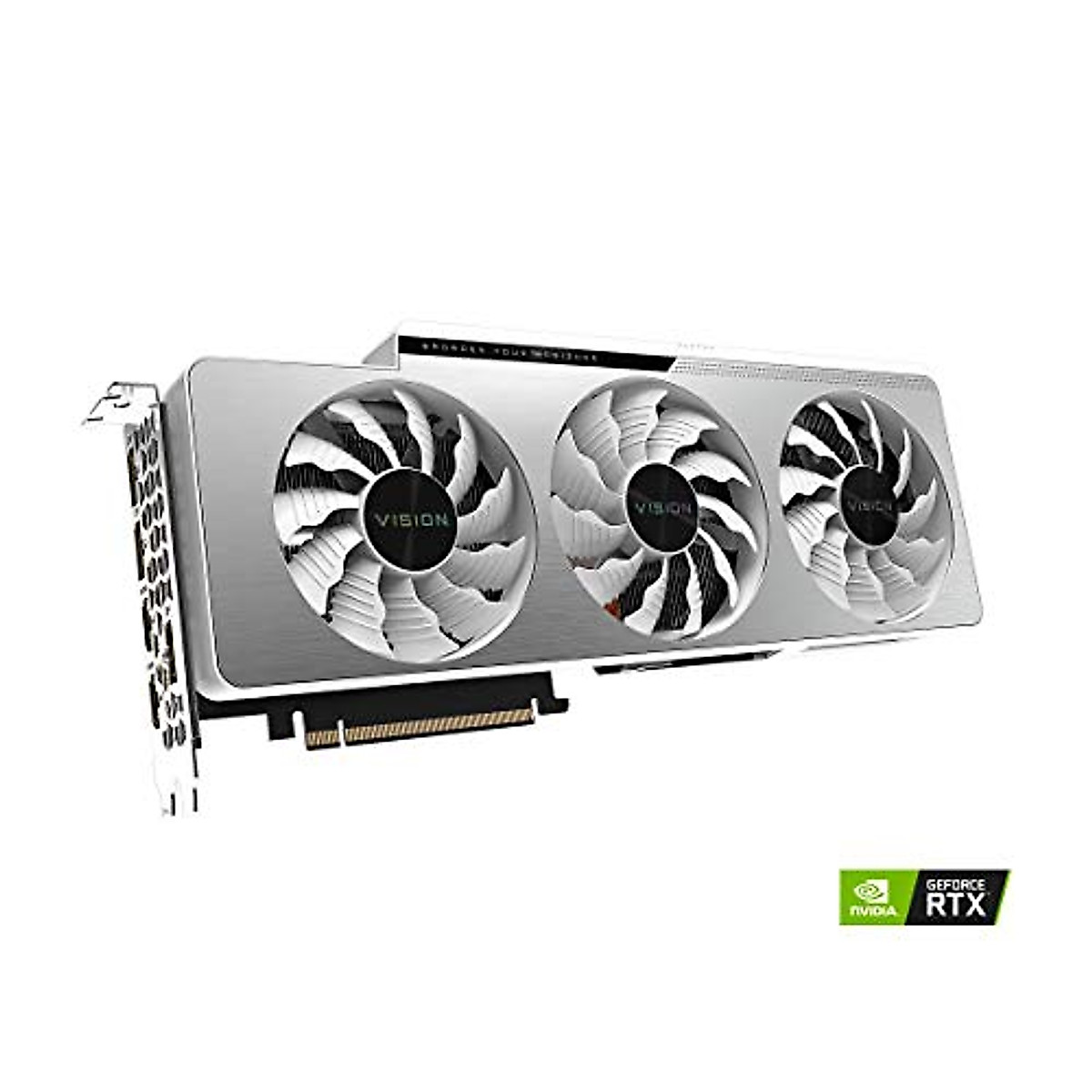 GIGABYTE GeForce RTX 3090 Vision OC 24G Graphics Card, 3X WINDFORCE Fans, 24GB 384-bit GDDR6X, GV-N3090VISION OC-24GD Video Card