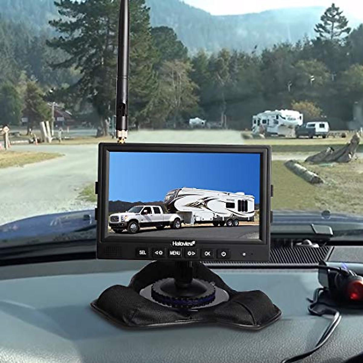 Haloview Nonslip Beanbag Dashboard Friction Mount for MC7108 MC7108 BT7 MC5111 RD7 RD7-MINI