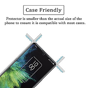 Douglass TCL 4X 5G Screen Protectors (3 Pack), 9H Tempered Glass Film for TCL 4X 5G/TCL 20A 5G Anti-Scratch Anti-Fingerprint Glass Screen Protectors Zero Bubbles Ultra-clear 99.99%