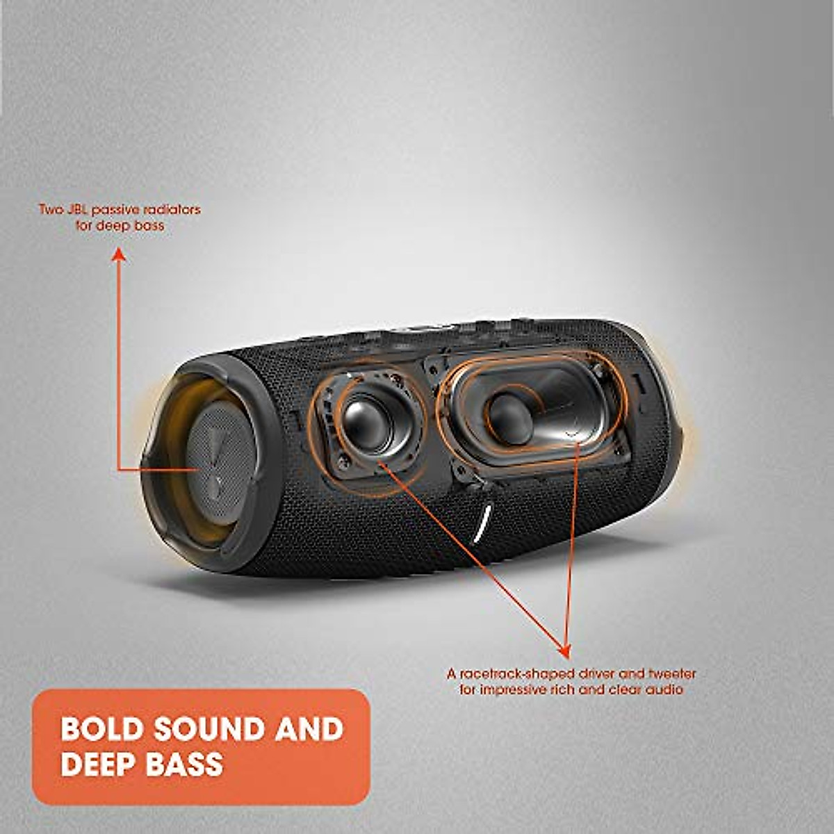 JBL CHARGE 5 - Portable Bluetooth Speaker with IP67 Waterproof and USB Charge out - Black
