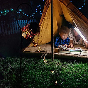 QYK -Shower Garden Art Light, Powered Watering Can Led Light Fairy Lights String, Party Home Garden Yard Decor, Yard Decor Solar Lamps Outdoors