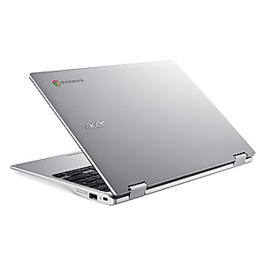 acer Newest Chromebook Spin 311 Convertible Laptop, MediaTek MT8183C 8-Core Processor, 11.6" HD Touchscreen, 4GB LPDDR4X, 32GB eMMC, WiFi 5, Bluetooth, Chrome OS, Silver, w/GM 64GB SD Card