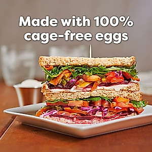 Hellmann's Real Mayonnaise Jar, Condiment for Sandwiches, Salads, Mayo Made with 100% Cage Free Eggs, Gluten Free 1 gallon 128 oz, Pack of 1