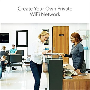 NETGEAR Wireless Desktop Access Point (WAX214PA) - WiFi 6 Dual-Band AX1800 Speed | 1 x 1G Ethernet PoE Port | 802.11ax | WPA3 Security | Up to 4 Separate SSID Networks | with Power Adapter