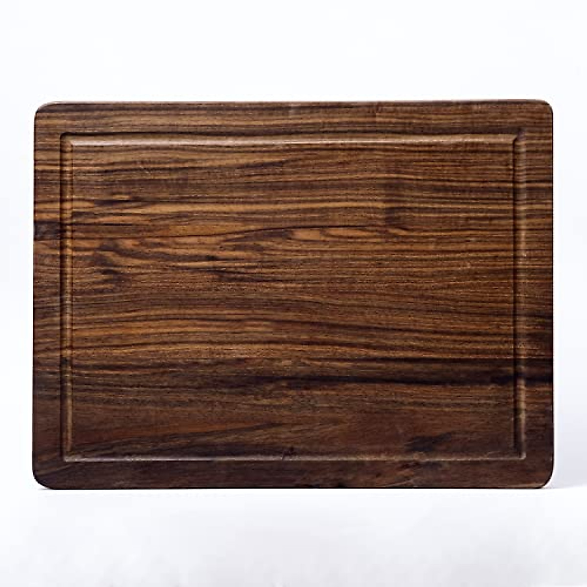 Dark Walnut Wood Cutting Board For Kitchen with Juice Groove, Chopping Board Made of Walnut Wood in Large & Medium sizes for Meat, Cheese and Vegetables (Black Walnut 16x12 inch)
