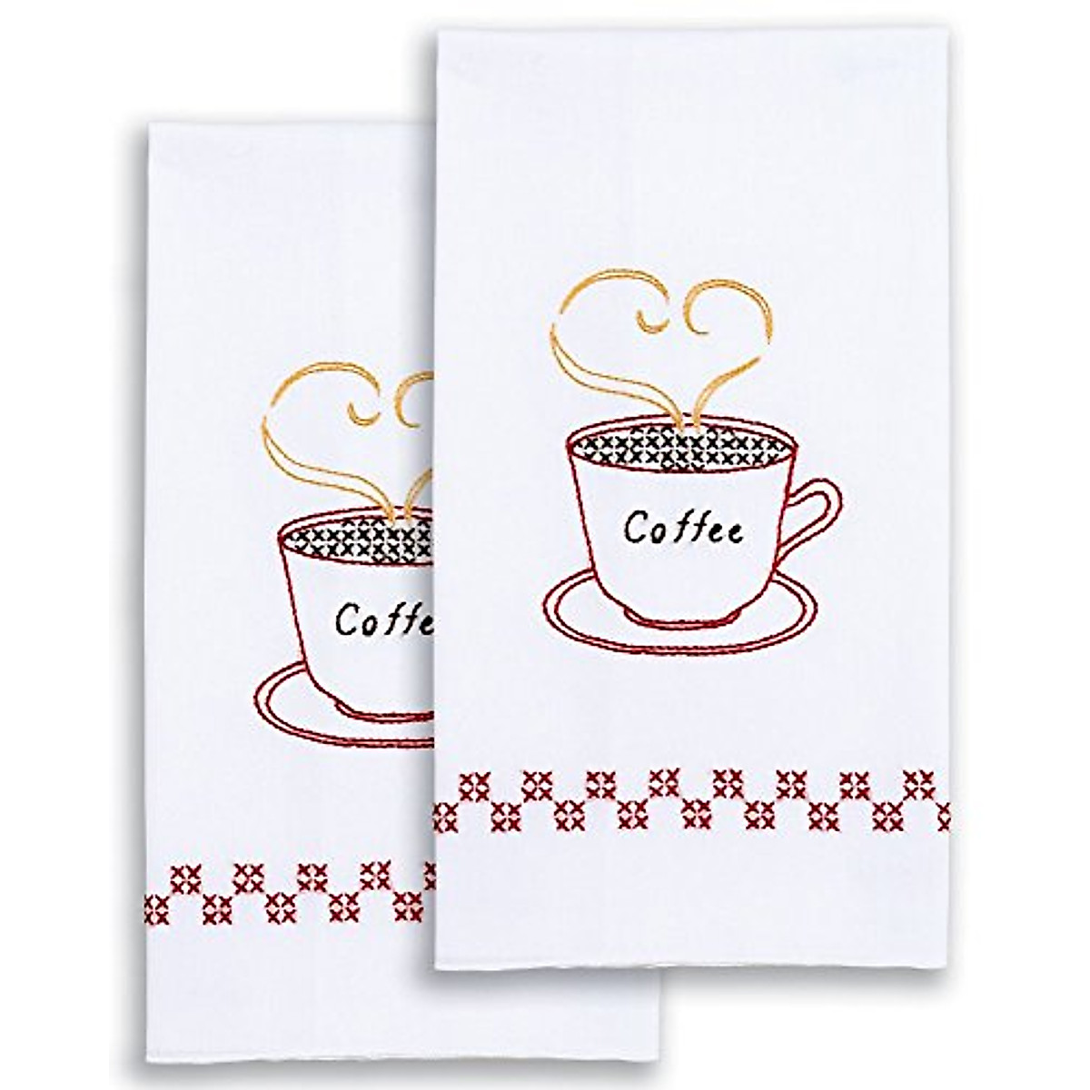 Coffee Time Decorative Hand Towels