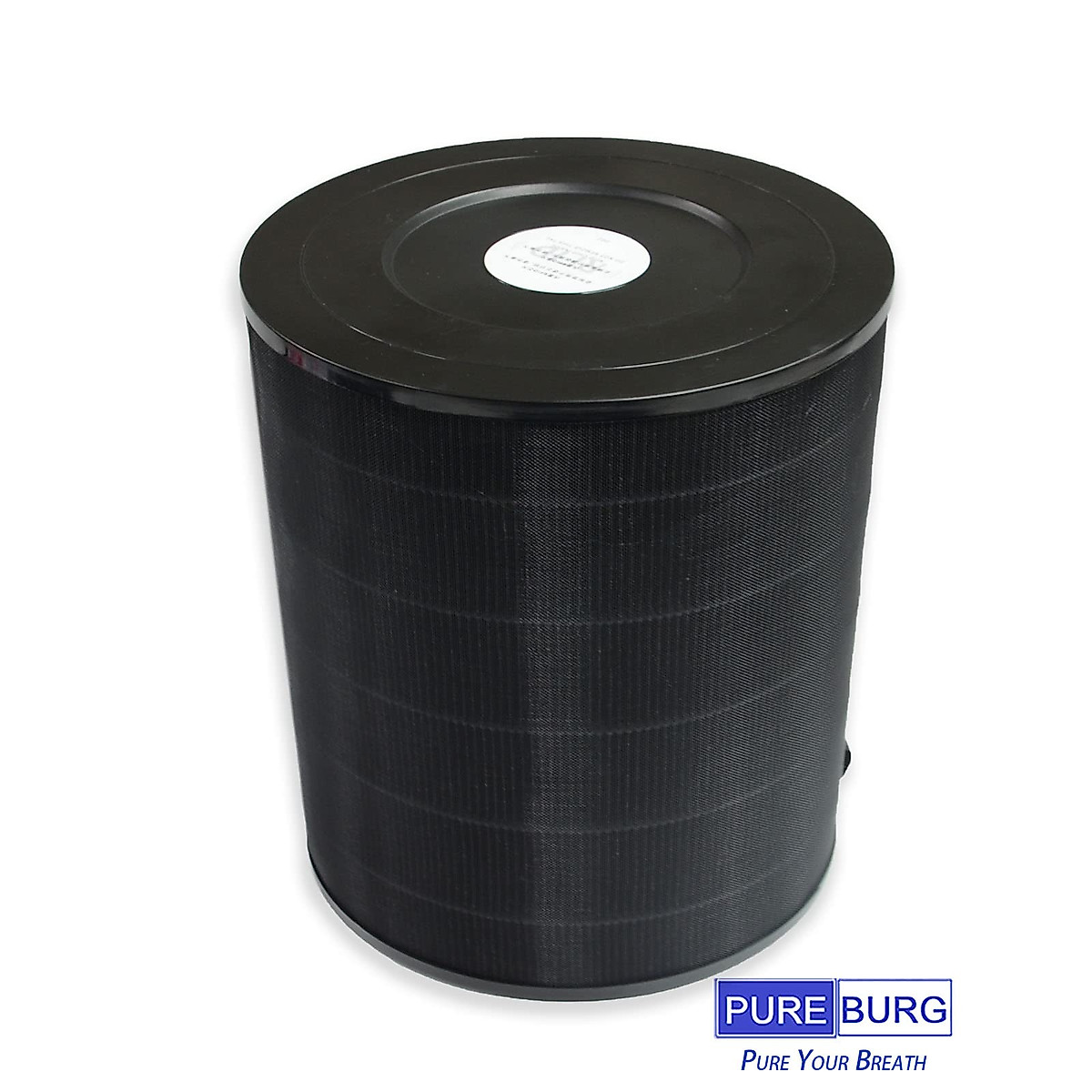 PUREBURG Replacement True HEPA Filter Compatible with Smartmi Air Purifier Large room,Model Number : KQJHQ01ZM,H13 4-Stage Filtration Activated Carbon 2-IN-1