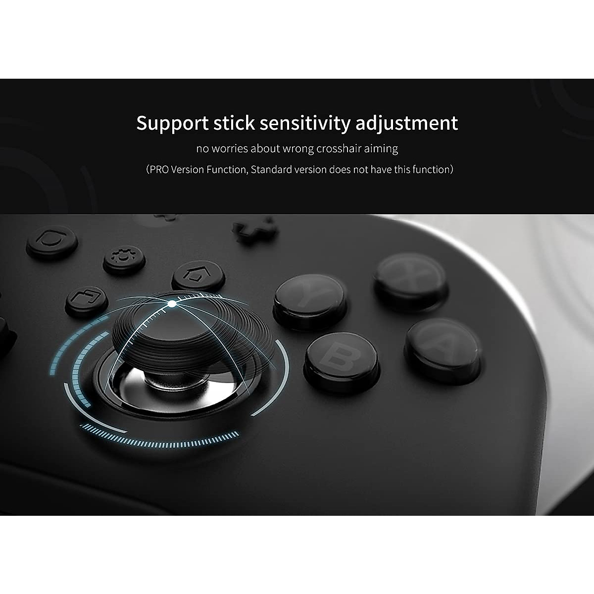 GuliKit Kingkong 2 Pro Hall Effect Wireless Bluetooth Controller for NS Switch, Windows PC,MacOS,Android And iOS,Adaptation for PC Switch Emulator,Gamepad with Joysticks,Auto Pilot Gaming Button(Black)