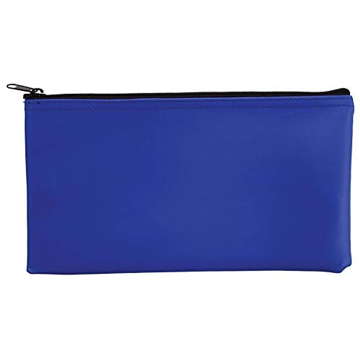 ControlTek Multipurpose Vinyl Zipper Bags, 11" x 6", Blue, Pack Of 3