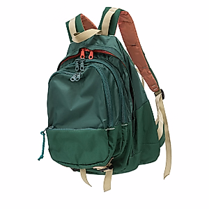 DORIS&JACKY UNISEX Campus Backpack Large Capacity Travel Casual Daypack For Women(Green)