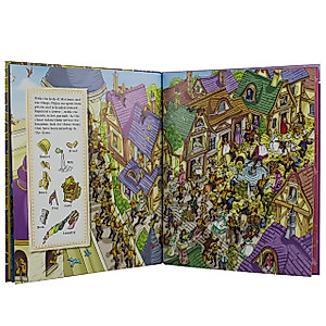 Disney Princess and Moana 4-Book Look and Find Collection with Slipcase PI Kids