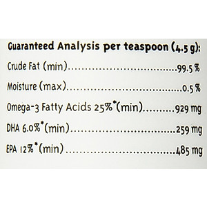 Alaska Naturals – Wild Alaska Pollock Oil for Cats – EPA and DHA Omega-3 - Supplement for Healthy Skin, Shiny Coat – Wild-Caught – Made in The USA – 4 oz Bottle