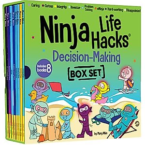Ninja Life Hacks Decision Making Box Set (Books 57-64: Hard-working Ninja, Disappointed Ninja, Integrity Ninja, Investor Ninja, Problem Solving Ninja, eNinja, Caring Ninja, Curious Ninja)