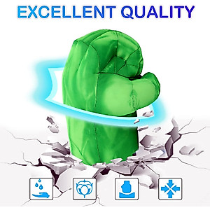 PROVAINT Gloves Hands Superhero Toys are for Dressing up and Boxing, Superhero Gloves are for Adults and Children, Green