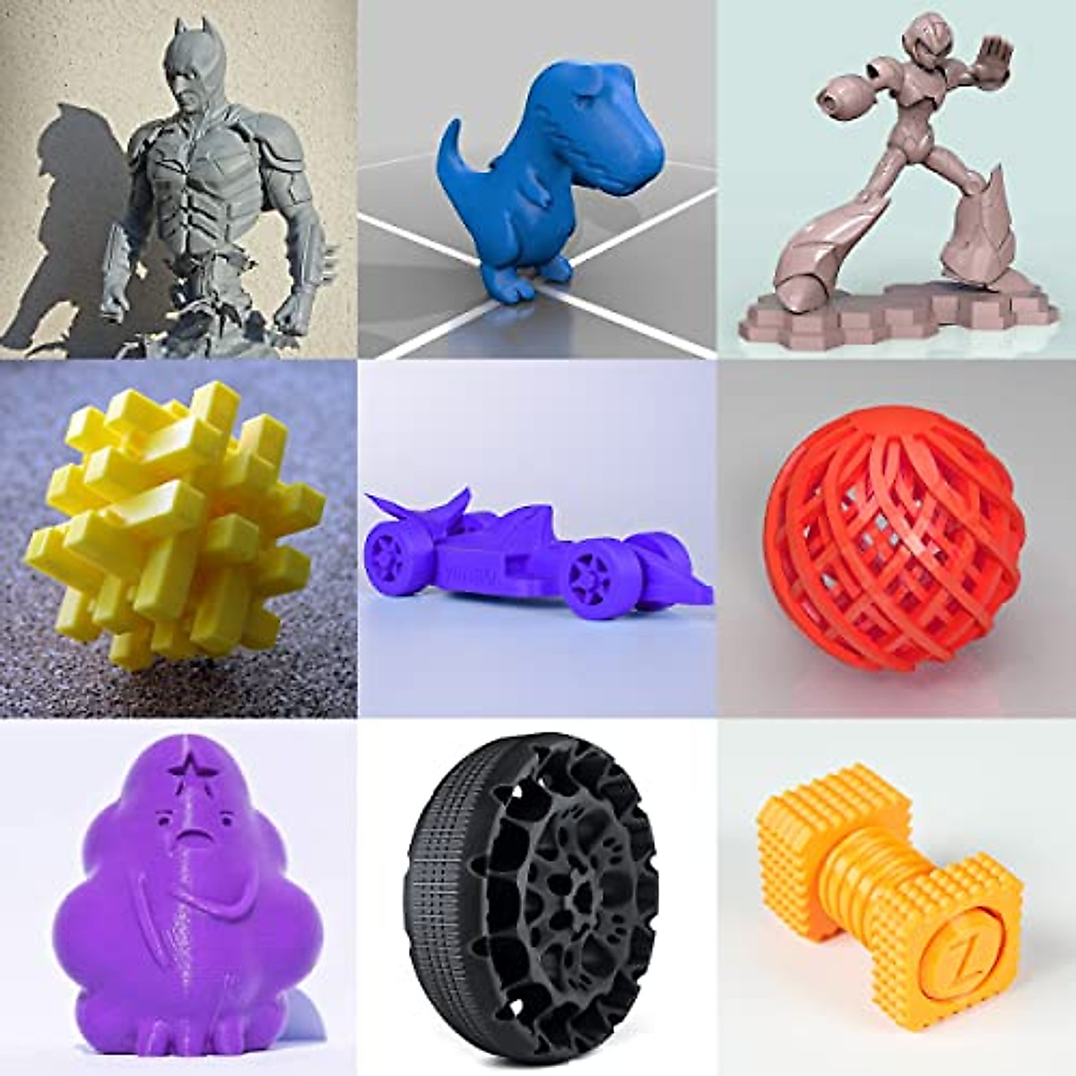 3D Printer WiFi Smoke Detector Carbon Monoxide Detector Accuracy +/- 0.02 mm, Wireless CO Alarm with Voice Speaker, Auto-Check, White, 1kg Spool (2.2lbs)