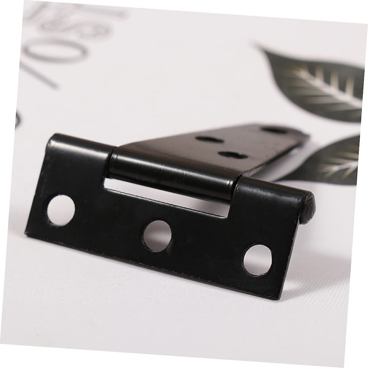 SEWOART T Hinges for Furniture 4PCS 2 Inches Heavy Duty T Hinge Zinc Coating Door Hinges Black Easy Install