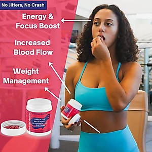 Pre Workout Pills - Endless Energy · Endurance · Laser Focus · Pump · No Jitters No crash | Vegan Pre Workout for Women & Men · 0% Artificial, Nitric Oxide, Beet, Organic Natural Pre Workout, 60 Pills