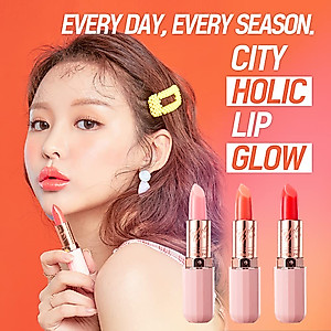 MERBLISS City Holic Lip Glow (#01 Napoli Pink) Daily Tinted Lip Balm Moisturizing Lip Care, Essential Oil, Vitamin E and C for Glossy and Smoother Lips, Soft Buttery Texture