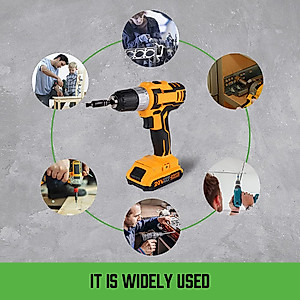 SWANLAKE 1/4”Magnetic Extension Socket Drill Bit Holder,10pcs Screwdriver Extension, Quick-Change Hex Shank Set