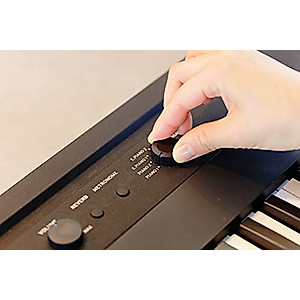 Korg 88 Portable Digital Piano with Semi-Weighted Keys and Built-in Speakers, with Sustain Pedal, Music Stand, and Power Supply (LIANO),Black
