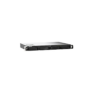 QNAP TS-435XeU-4G-US 4 Bay High-Speed Short Depth Rackmount NAS with M.2 NVMe SSD, Quad Core Marvell Octeon CPU, 4GB DDR4 Memory, Dual 2.5GbE (2.5G/1G/100M) and 10GbE Network Connectivity (Diskless)
