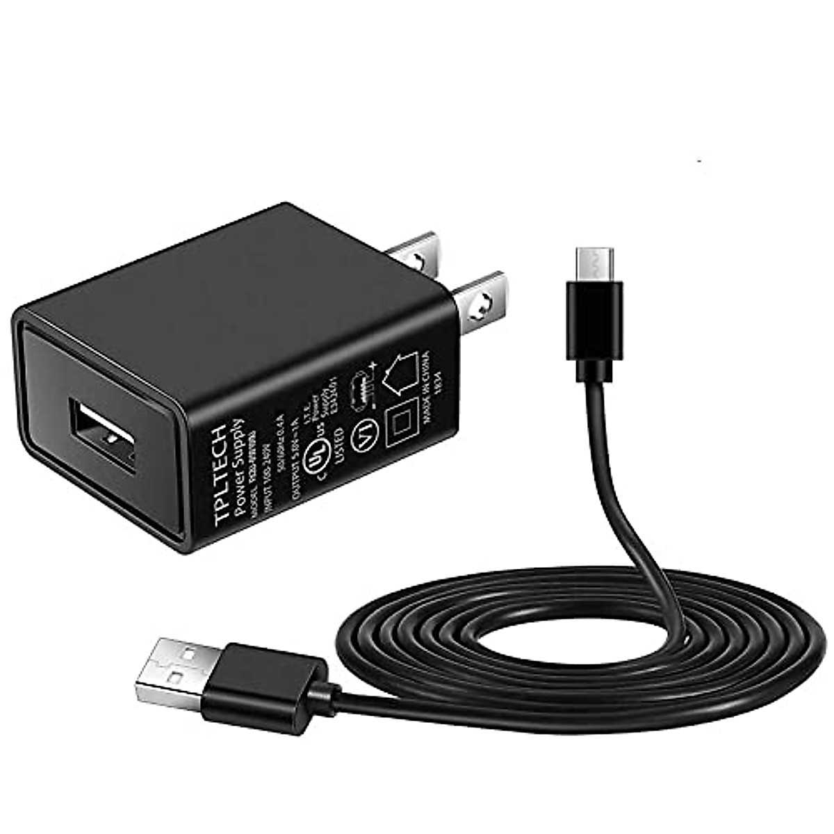 TPLtech Charger for TI-84 Plus CE Graphing Calculator, TI-Nspire CX/CX CAS, TI84 Plus CE Color/C Silver Calculators - 5FT Charger Cable