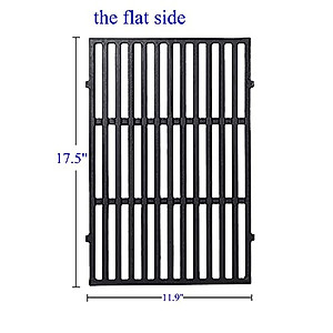 GasSaf 15.3 inch Flavorizer Bars and 17.5 inch Grill Grates Replacement for Weber 7636 7638, Spirit 300 Series E310 E320 E330 S310 S320 S330 Gas Grills with Front Control Knob (2013-2017)