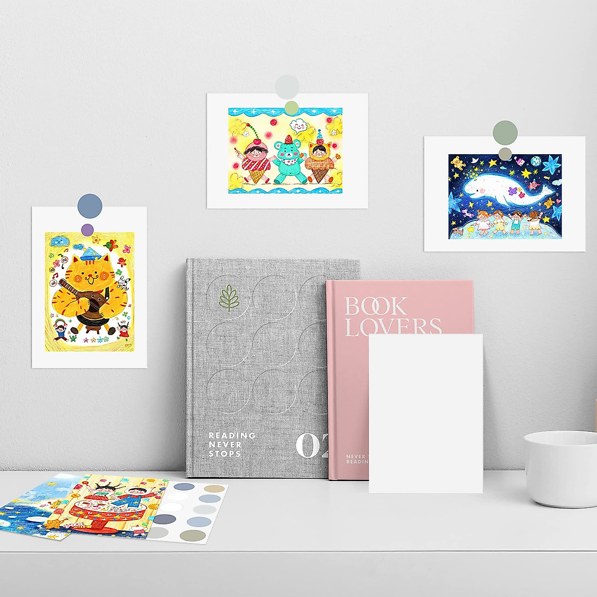 Frametory, 8x10 White Uncut Picture Mat Boards, Backing Boards for Frames, Photos, Crafts - Pack of 12