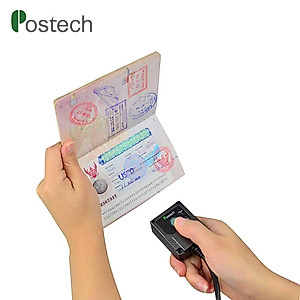 Posunitech Mrz Code Reader Ms430 Passport, Fixed Mount with Ir/Light & Aec | Ocr 2D Qr Barcode Scanner USB Rs232 for Duty-Free Shop & Travel Agent